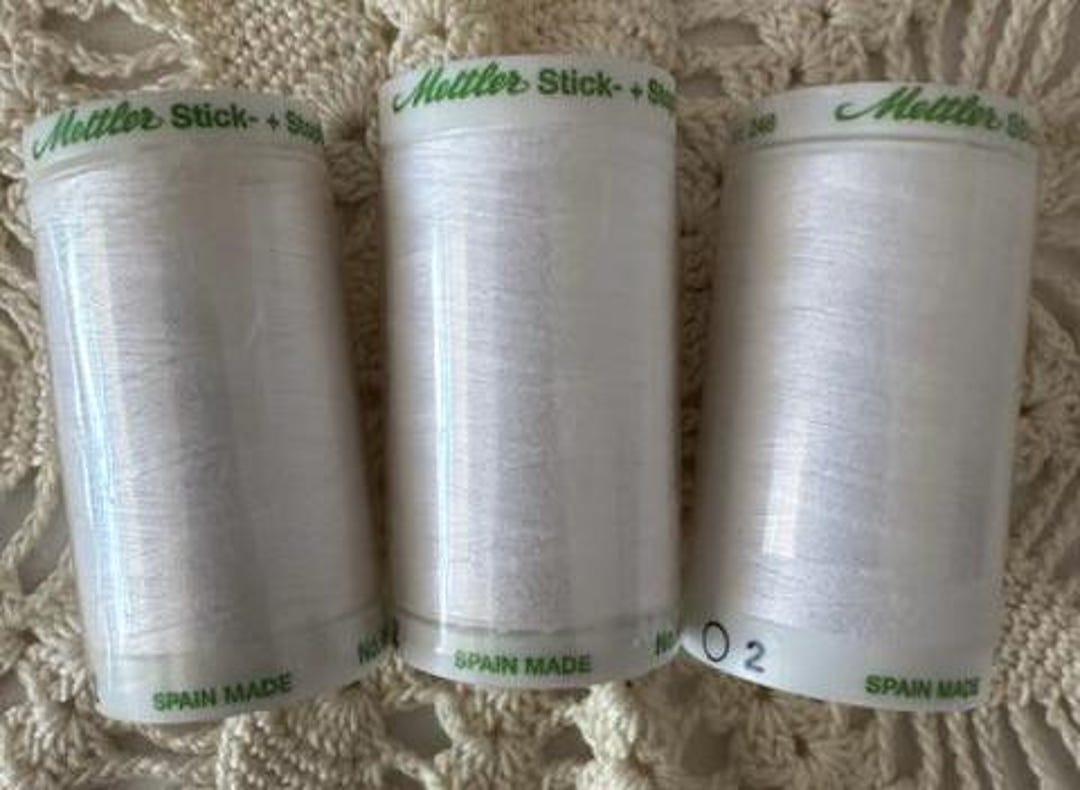 Mettler 100% Cotton Fine Sewing Thread - 800 M - Etsy