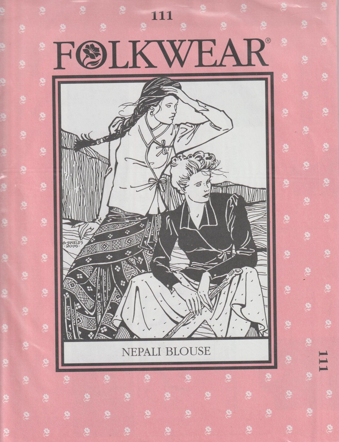 Nepali Blouse - Sewing Instructions for Blouse and Sari-wrap Skirt by ...
