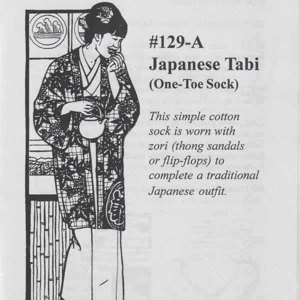 Japan Slipper Pattern - Etsy