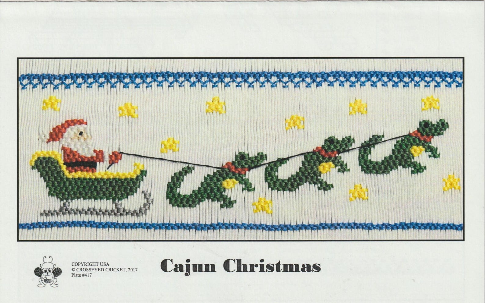Christmas Smocking Plates by Crosseyed Cricket - 5 Designs - Etsy