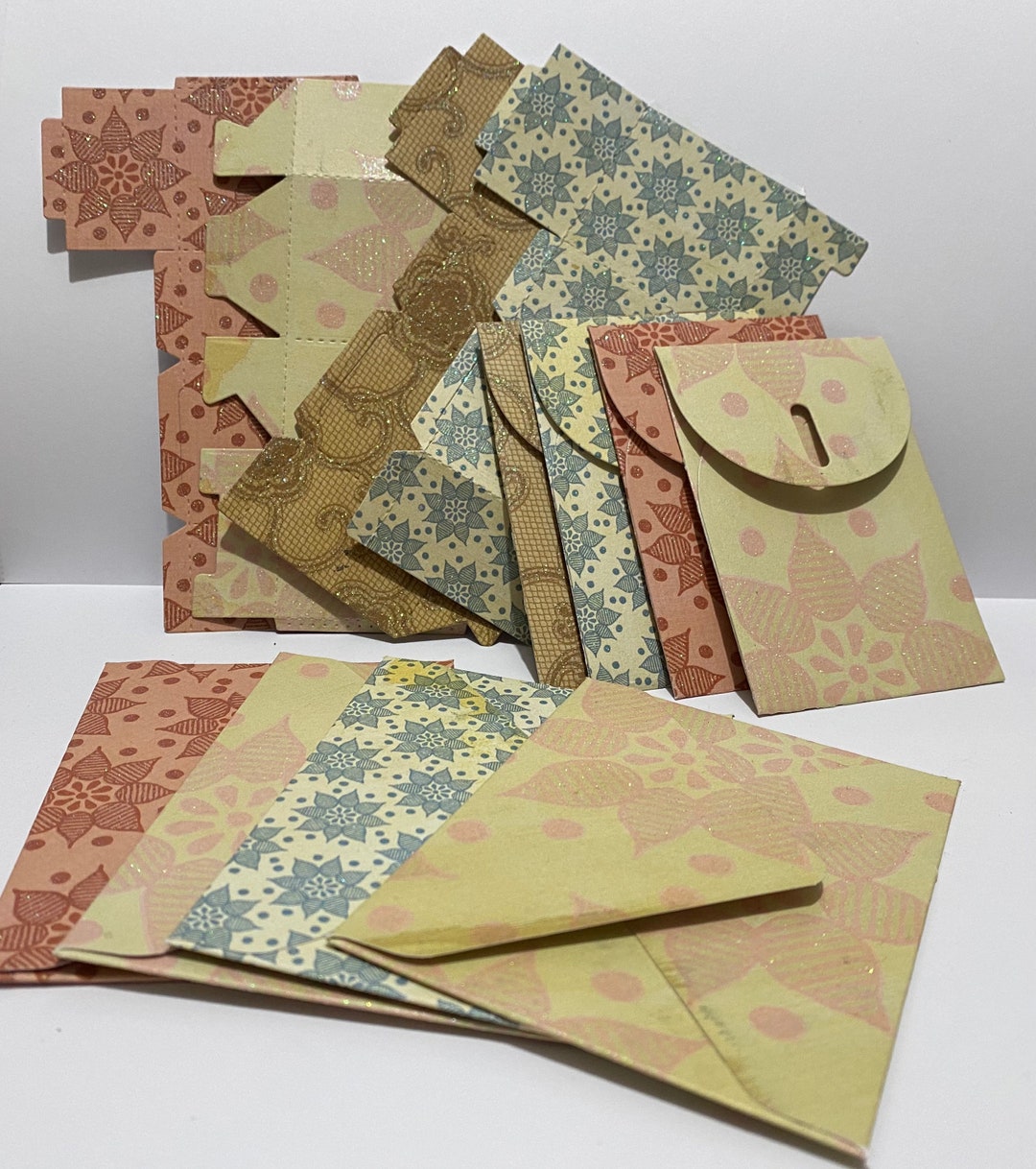 Handmade Envelopes, Gift Boxes and Gift Card Envelopes Set - Etsy