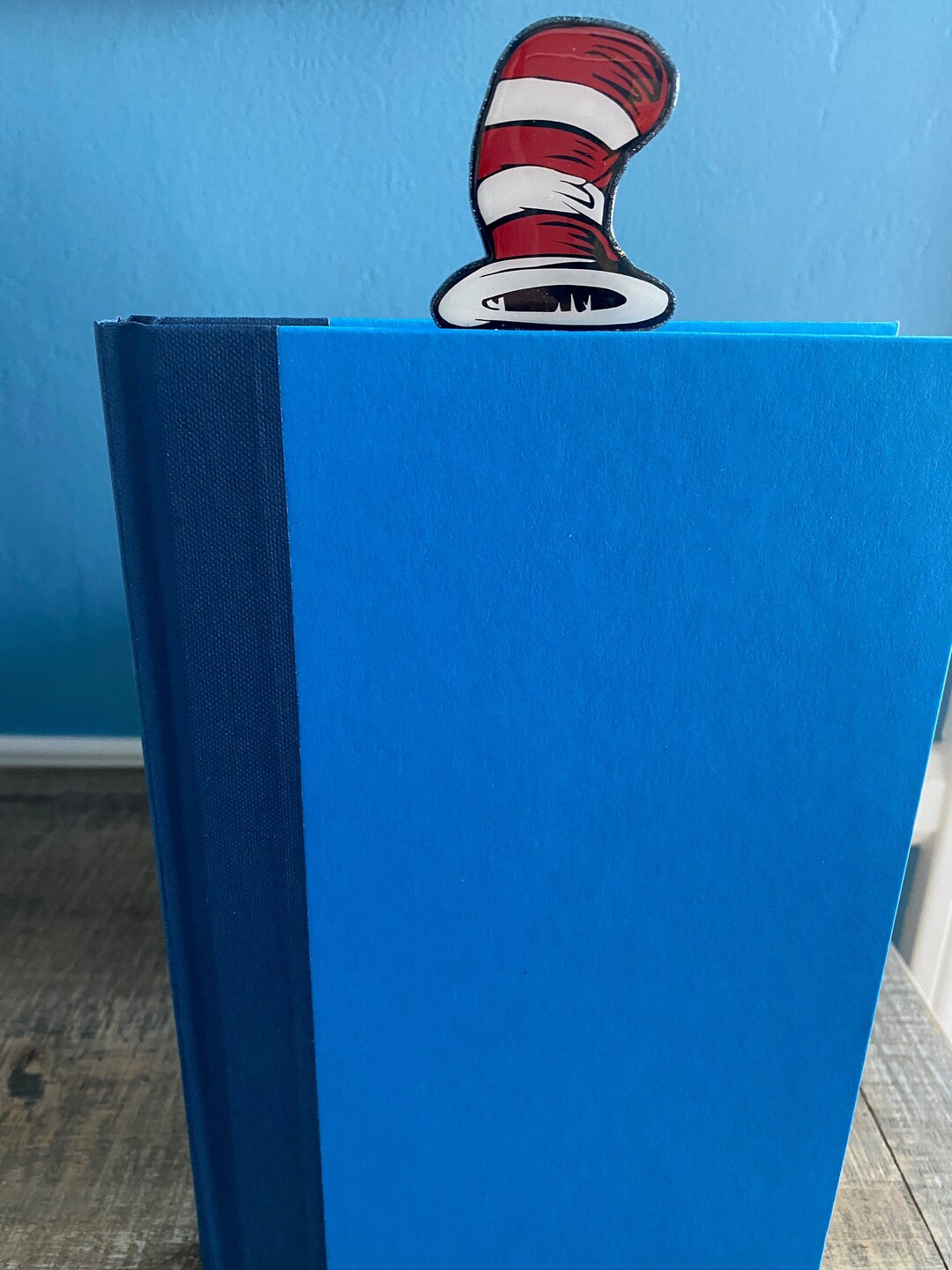 Cat in the Hat Bookmark, Jumbo Paperclip Bookmark, Whimsical Hat ...