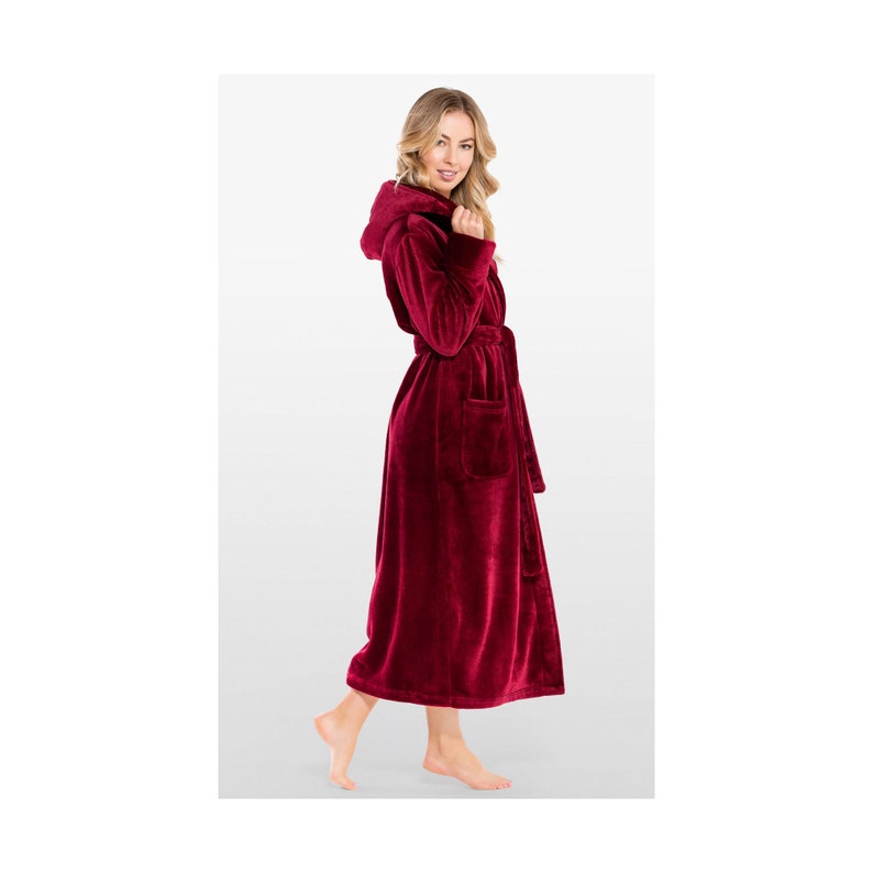 Super Soft Plush Hooded Women's Robe and Bathrobe styled - Etsy