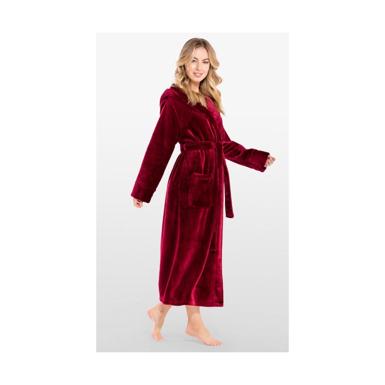 Super Soft Plush Hooded Women's Robe and Bathrobe styled - Etsy