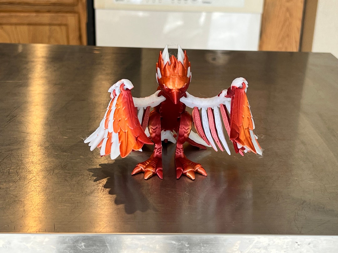 Dual Color Phoenix / 3D Printed Flexi Factory Phoenix - Etsy