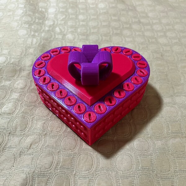 3d Print Heart Box - Etsy