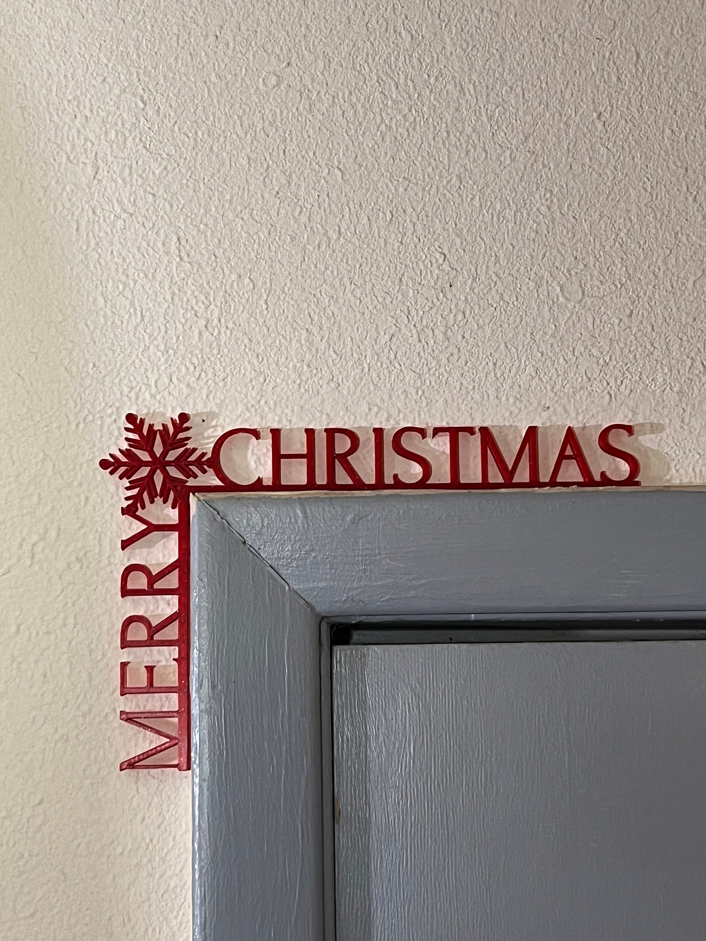 Merry Christmas Corner Decor - Etsy