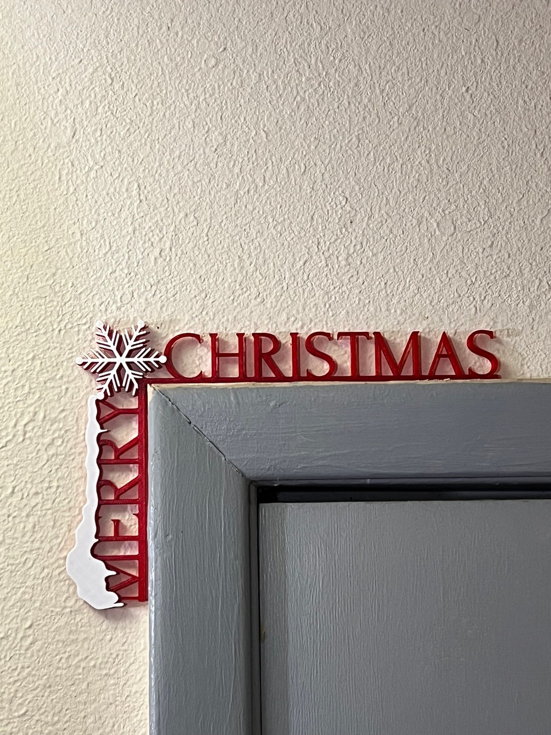 Merry Christmas Corner Decor - Etsy