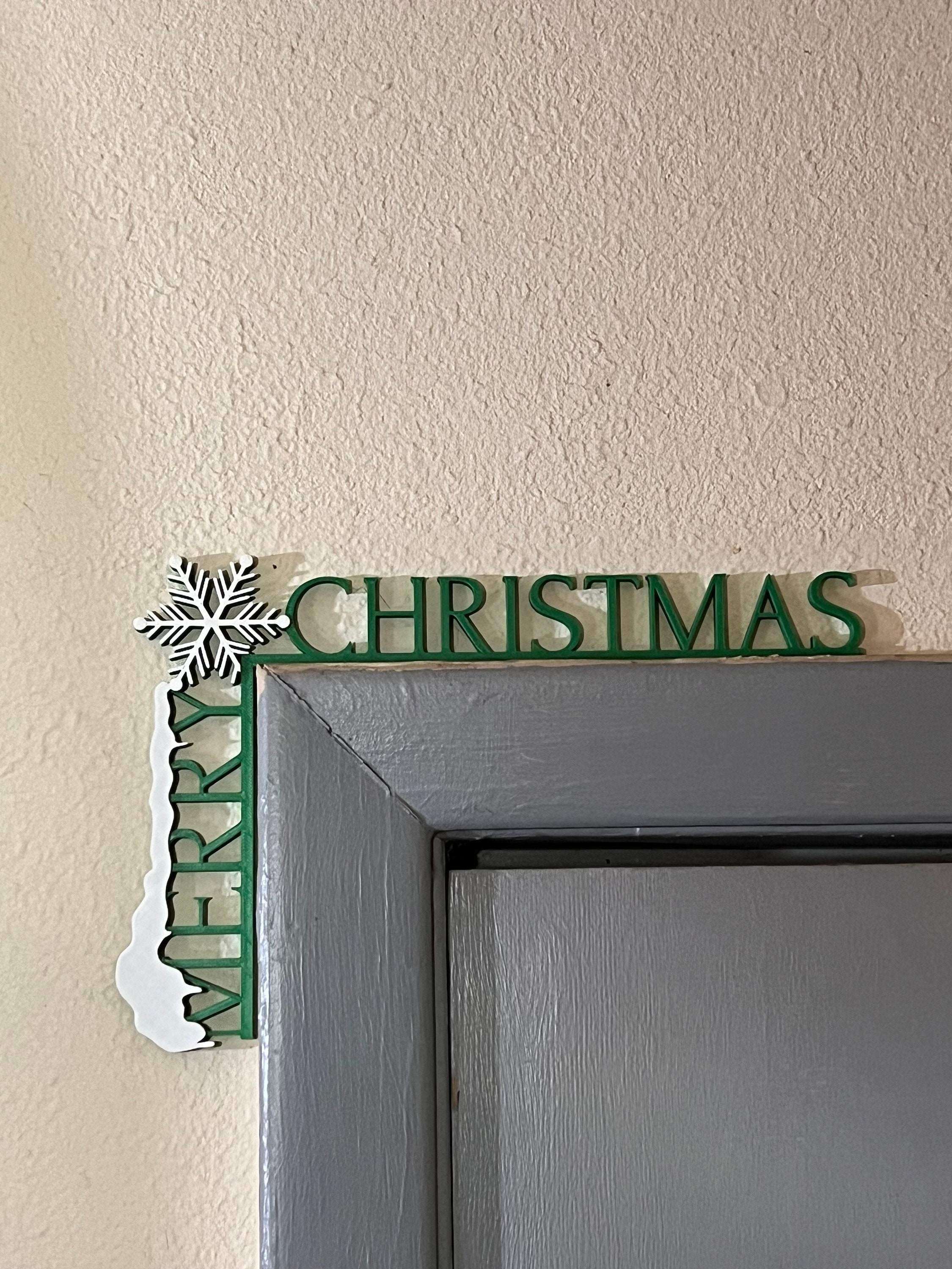 Merry Christmas Corner Decor - Etsy