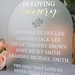 Frosted Arch in Loving Memory Dedication Acrylic Sign | Personalized ...