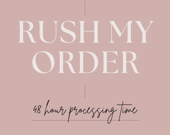 Rush My Order, Upgrade My Order, Last Minute Gifts, Fast Processing ...