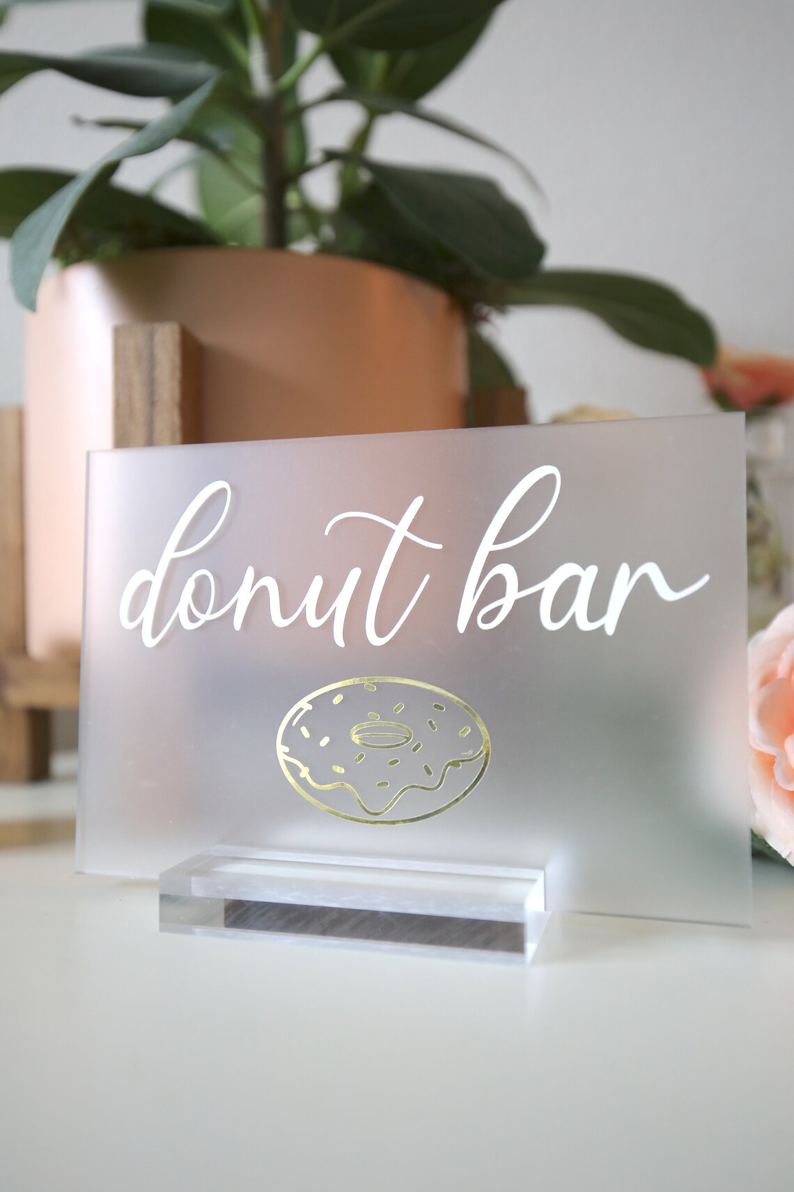 Donut Bar Acrylic Sign | Late Night Donut Dessert Station | Doughnut ...