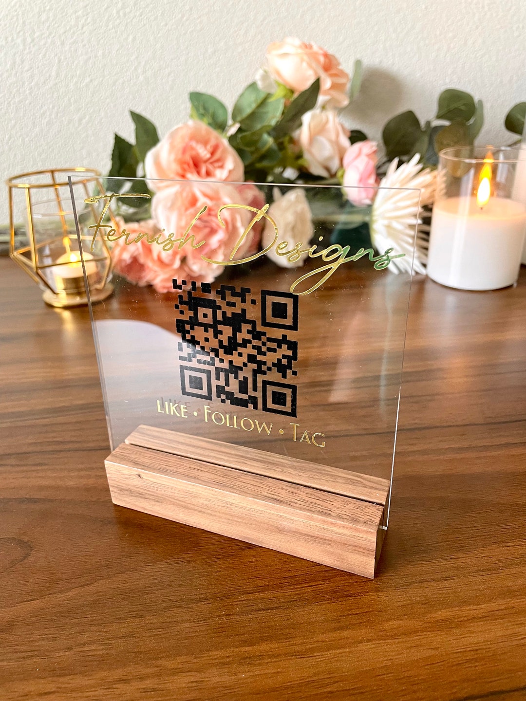 Customizable Vinyl QR Code Business Marketing and Social Media ...