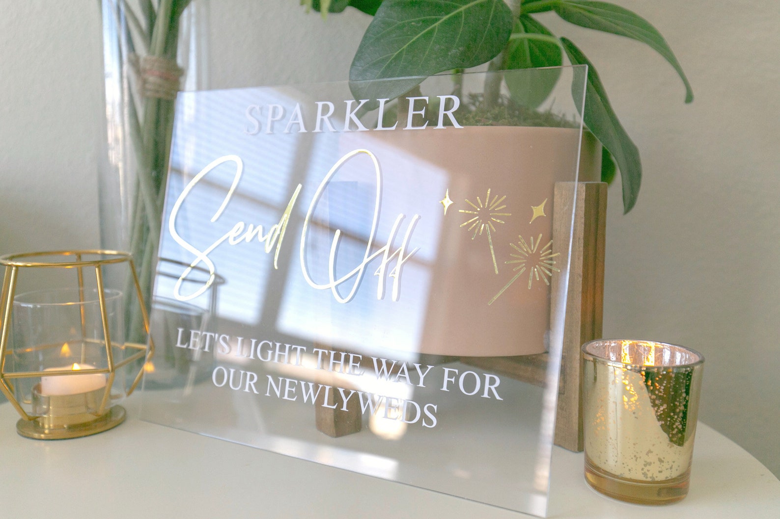 Wedding Sparkler Send off Sign | Bride and Groom Grand Exit | Wedding ...