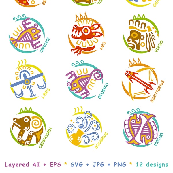 Printable Mayan Signs - Etsy