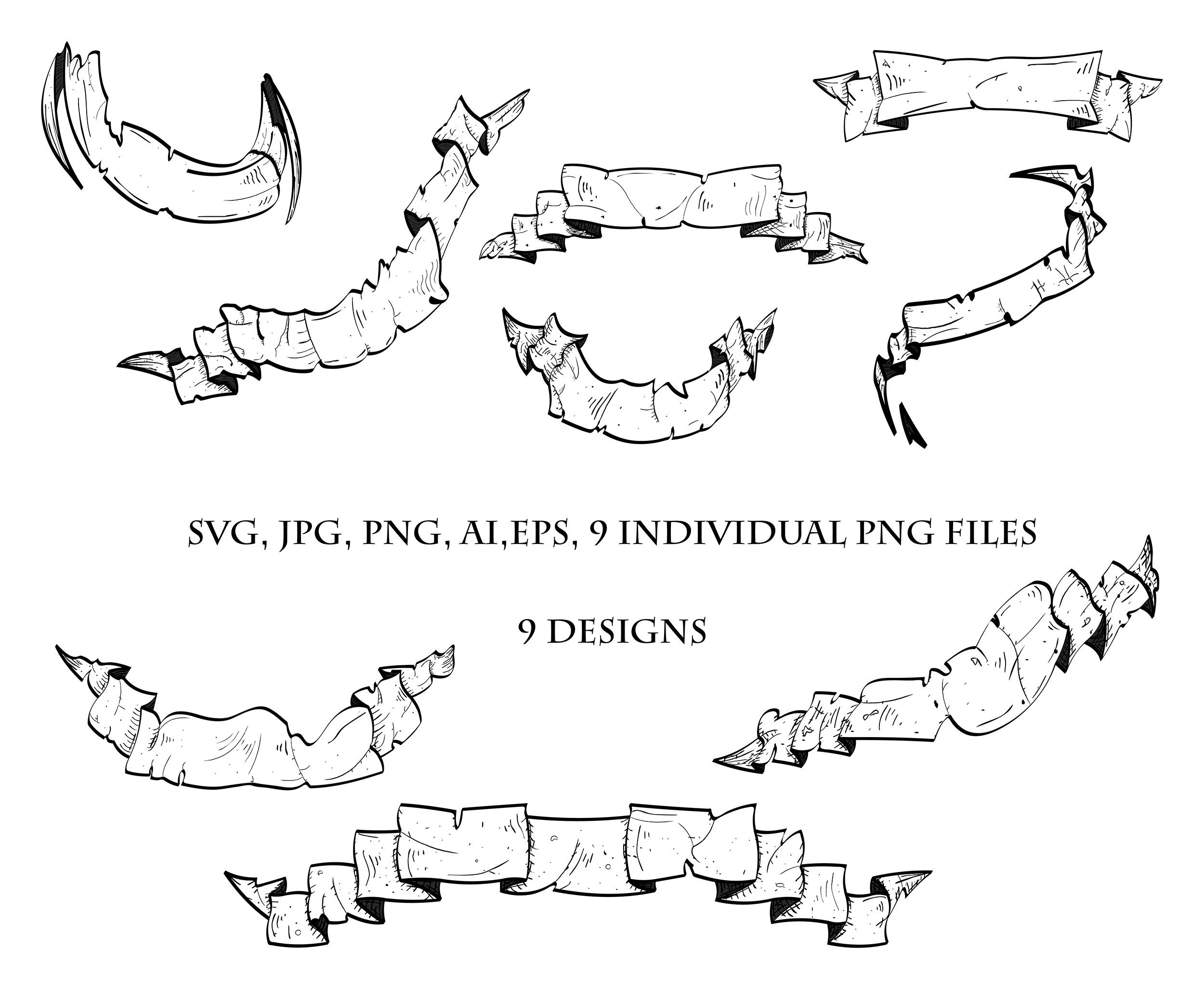 Tattered Scroll Banner