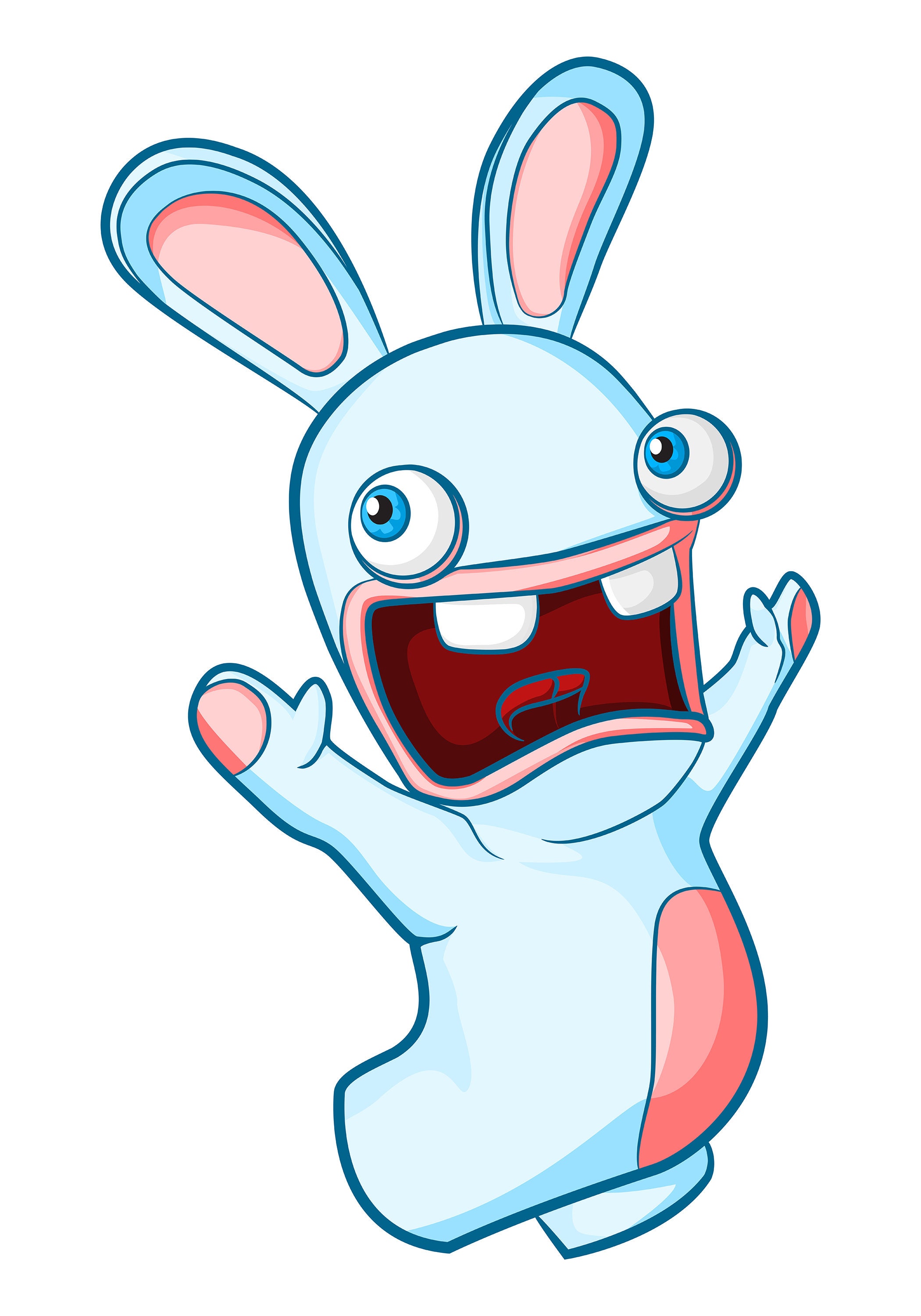 Cartoon Raving Rabbits - Etsy