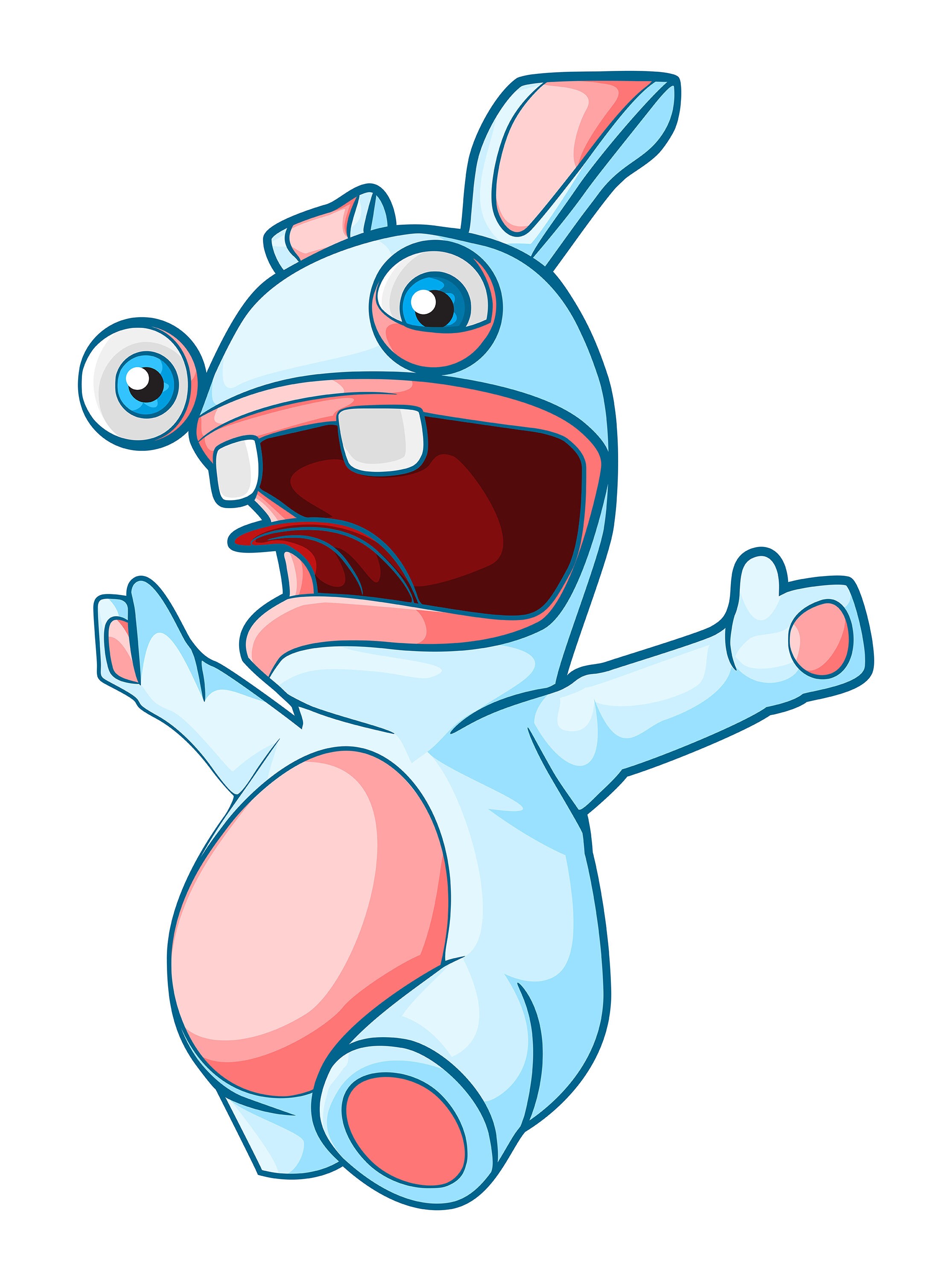 Cartoon Raving Rabbits - Etsy