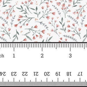 Dollhouse Floral Wallpaper, Printable Digital Download, 1/12 Scale ...