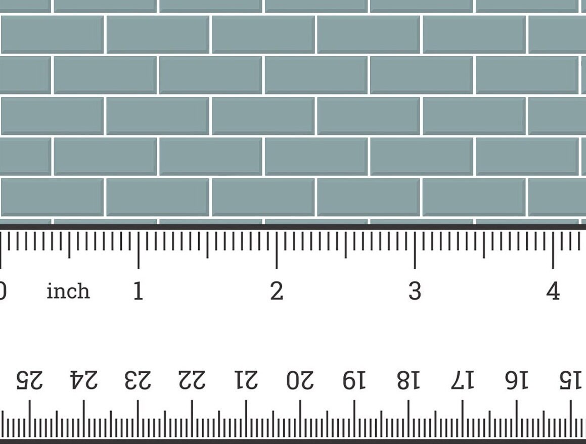 Miniature Dollhouse Tile, 1/12 Scale, Printable Digital Download, Doll ...