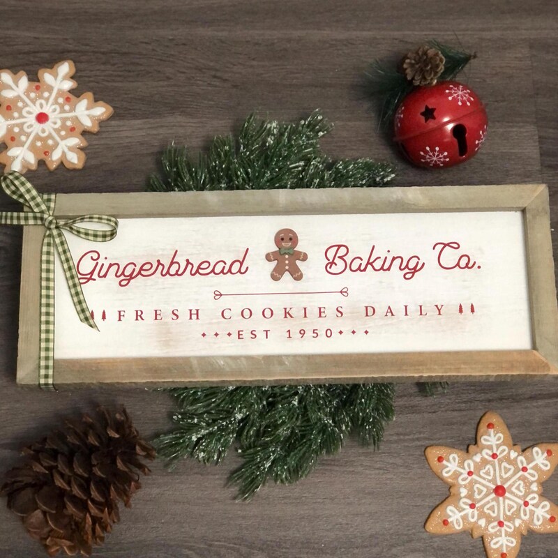 Gingerbread Sign - Etsy