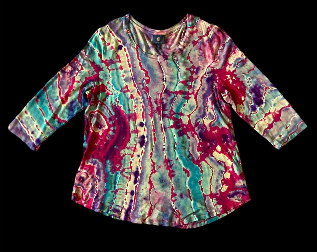 Womens Reverse Dyed Geode Top - Etsy