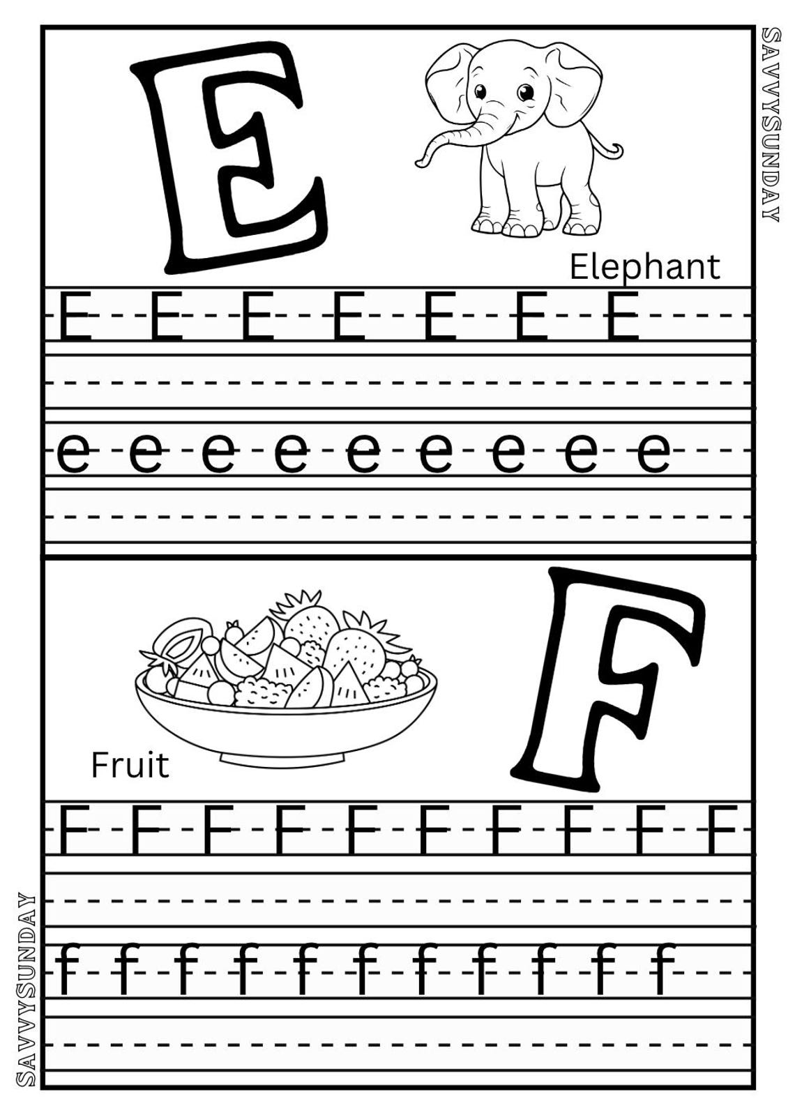 ABC Alphabet Phonics Handwriting for Toddlers and Kindergarten - Etsy