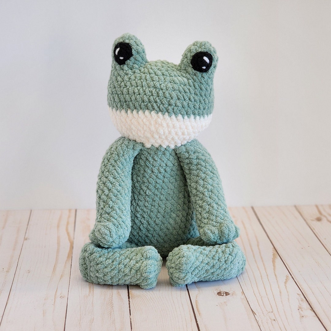 Cute Frog Plushie, Unique Home Decor Gift for Frog Lover - Etsy