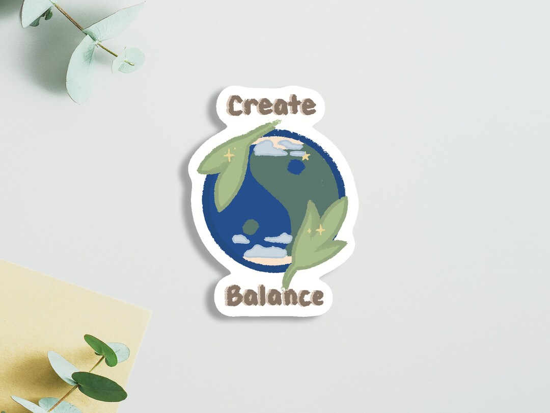 Save Earth Sticker Climate Change Action Sticker Cute - Etsy