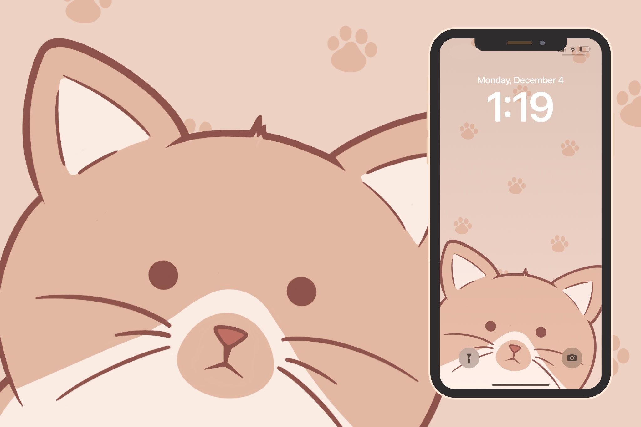 4 Peeping Cat Phone Wallpaper Digital Downloads, Fun Wallpapers, Phone ...