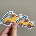 Carpool Sticker, Climate Change Action Sticker, Cute Sticker, Bear ...