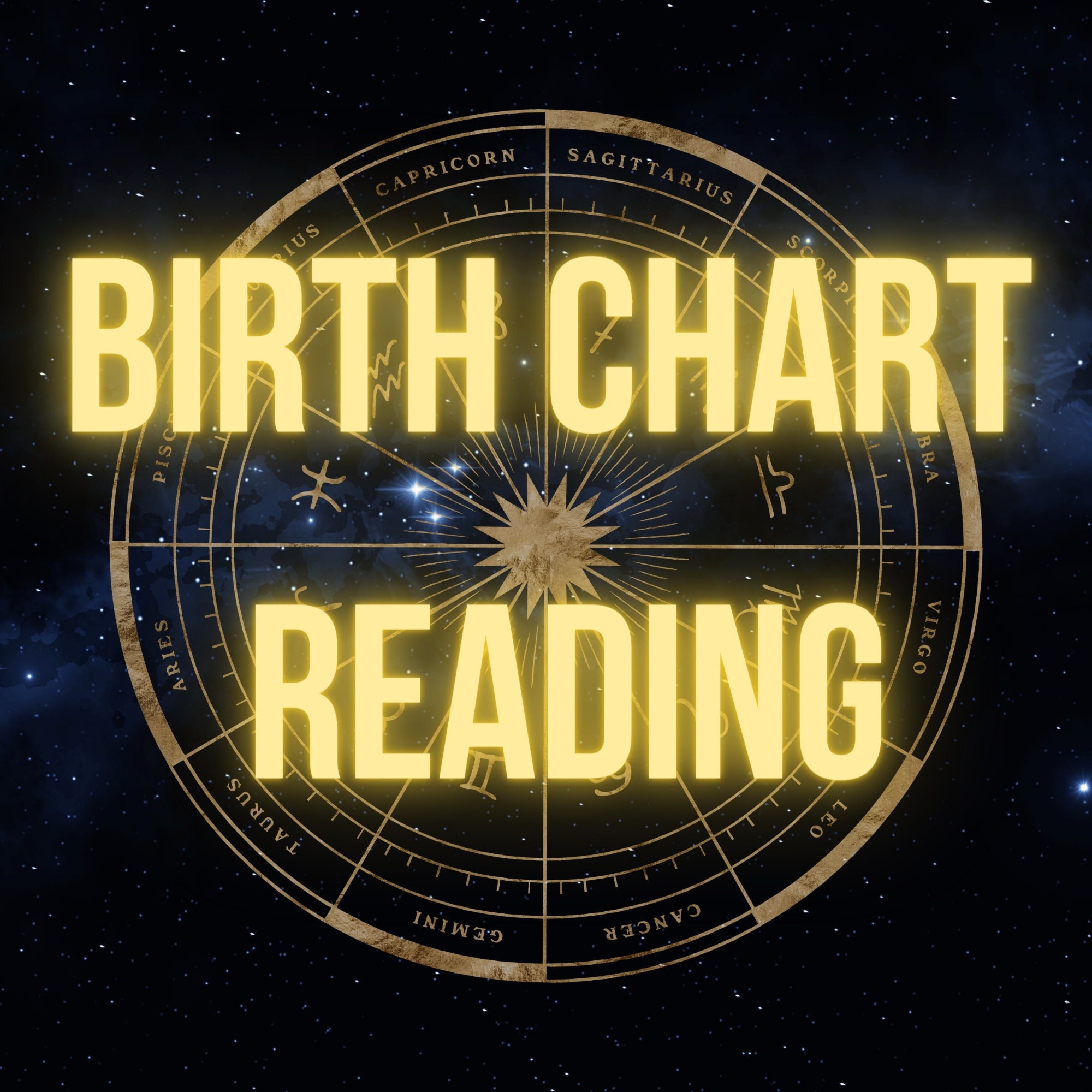 Birth Chart Reading Natal Chart Reading, Astrology Reading - Etsy