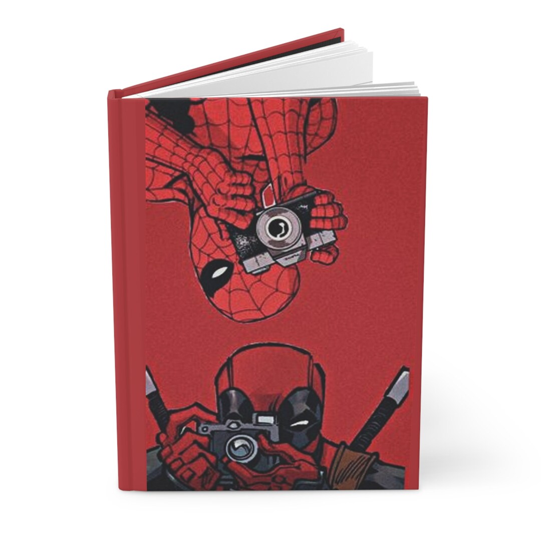 Spiderman and Deadpool Hardcover Journal Matte - Etsy