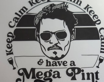 Johnny Depp Car Stickers - Etsy
