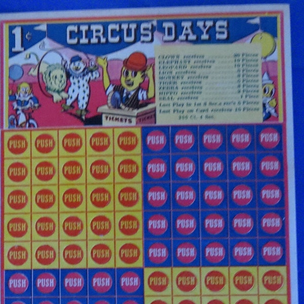 Circus Card Game - Etsy