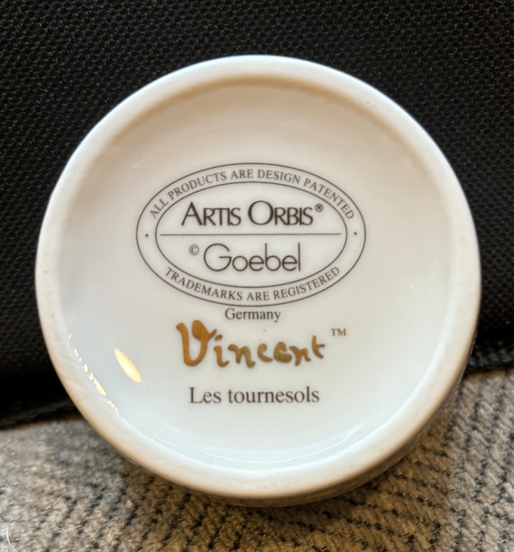 Vintage Artis Orbis Goebel “Vincent” Les tournesols G… - Gem