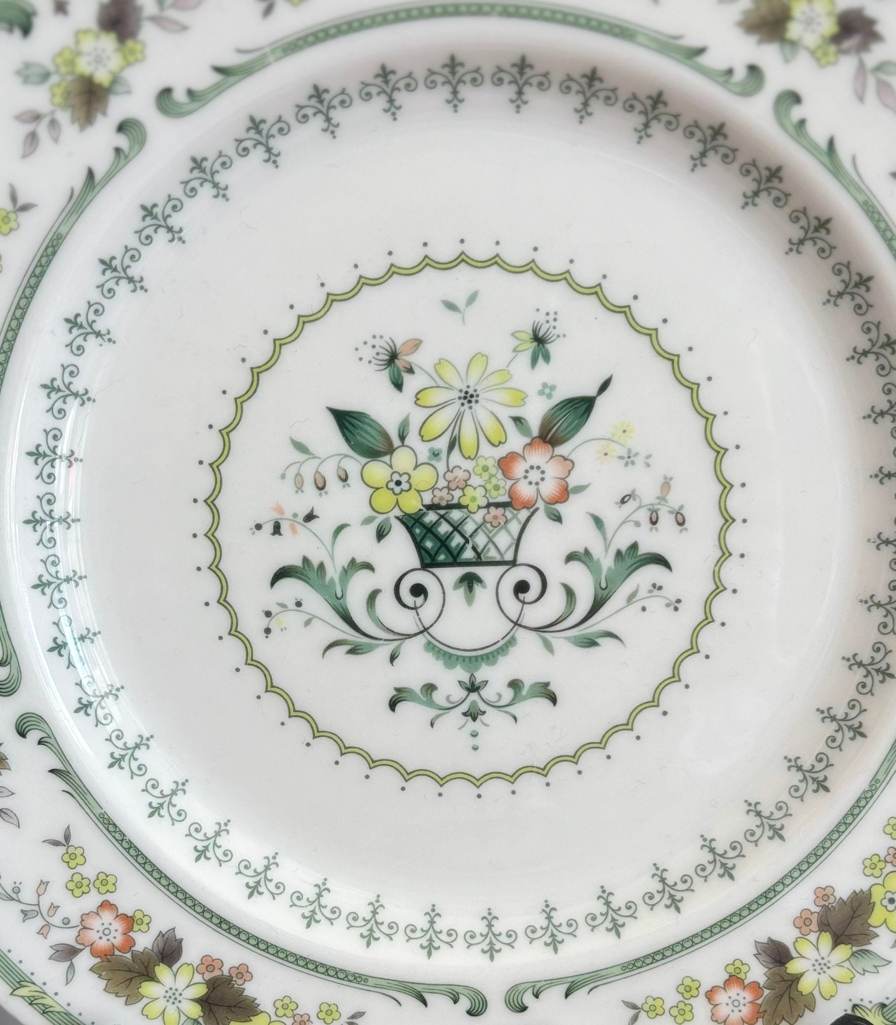 Vintage Royal Doulton Provençal English Translucent China Salad/lunch ...