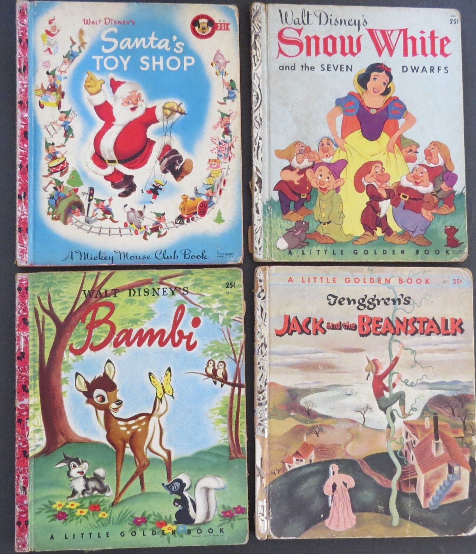 Vintage First Little Golden Books Selection. Four little Golden Books ...
