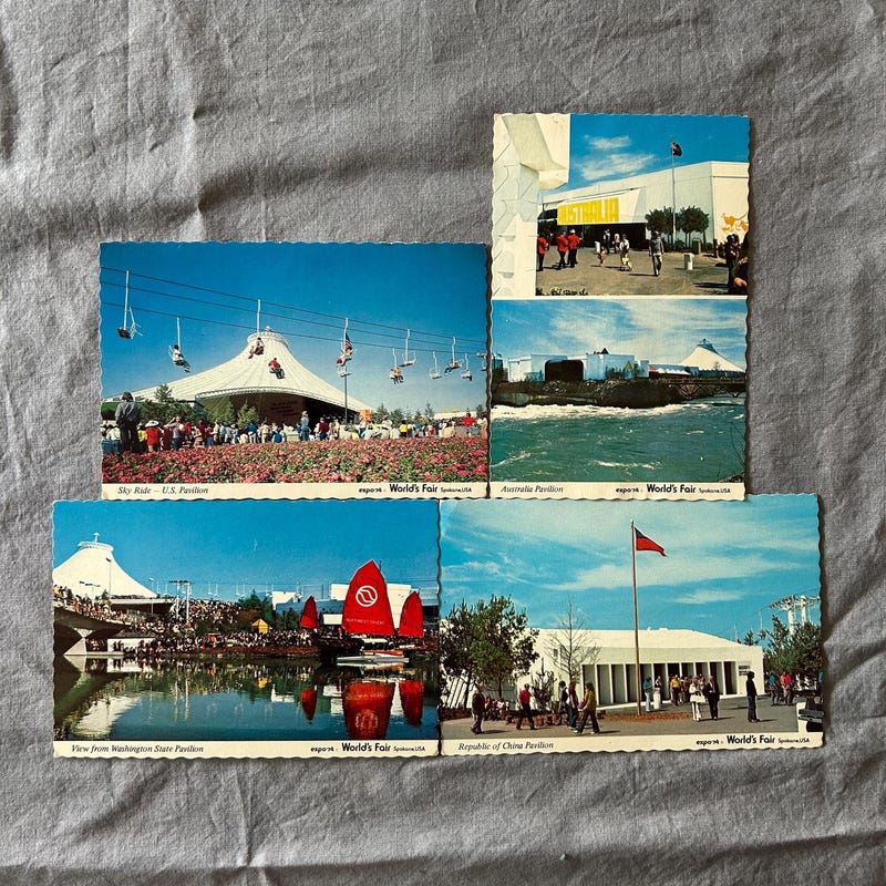Worlds Fair Postcard - Etsy