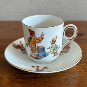 1930s Victoria Czecho Slovakia Child's Circus Clown Tea Set - Etsy