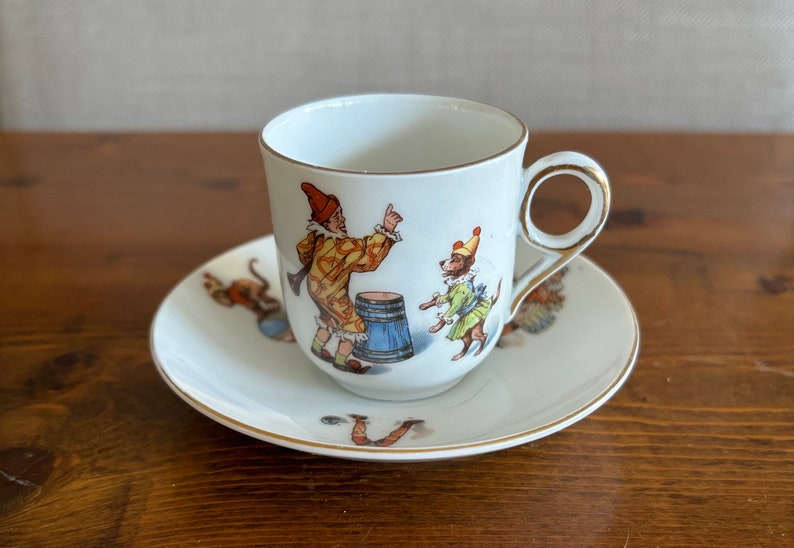 1930s Victoria Czecho Slovakia Child's Circus Clown Tea Set - Etsy