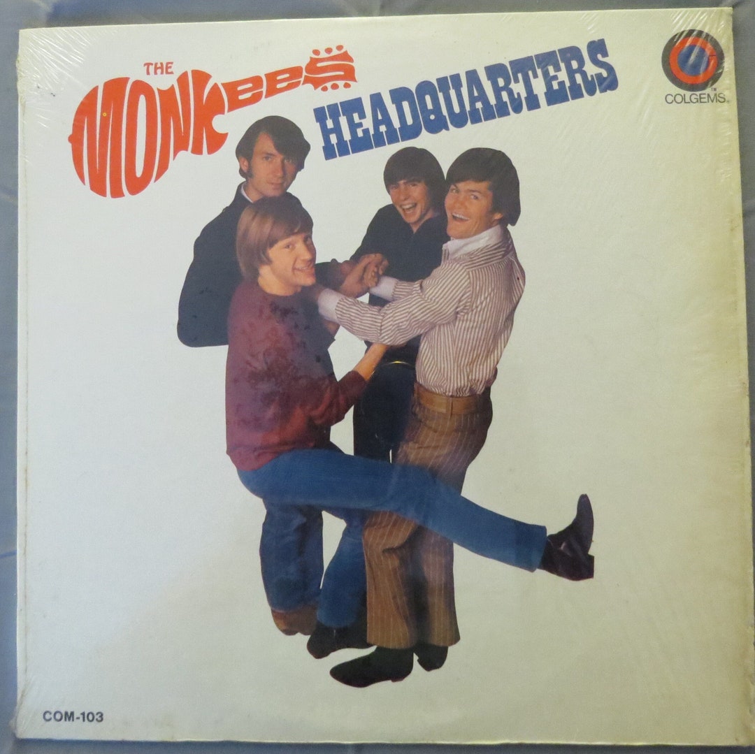 Original Monkees Headquarters Rare 1967 LP Still in Plastic Shrink Wrap ...
