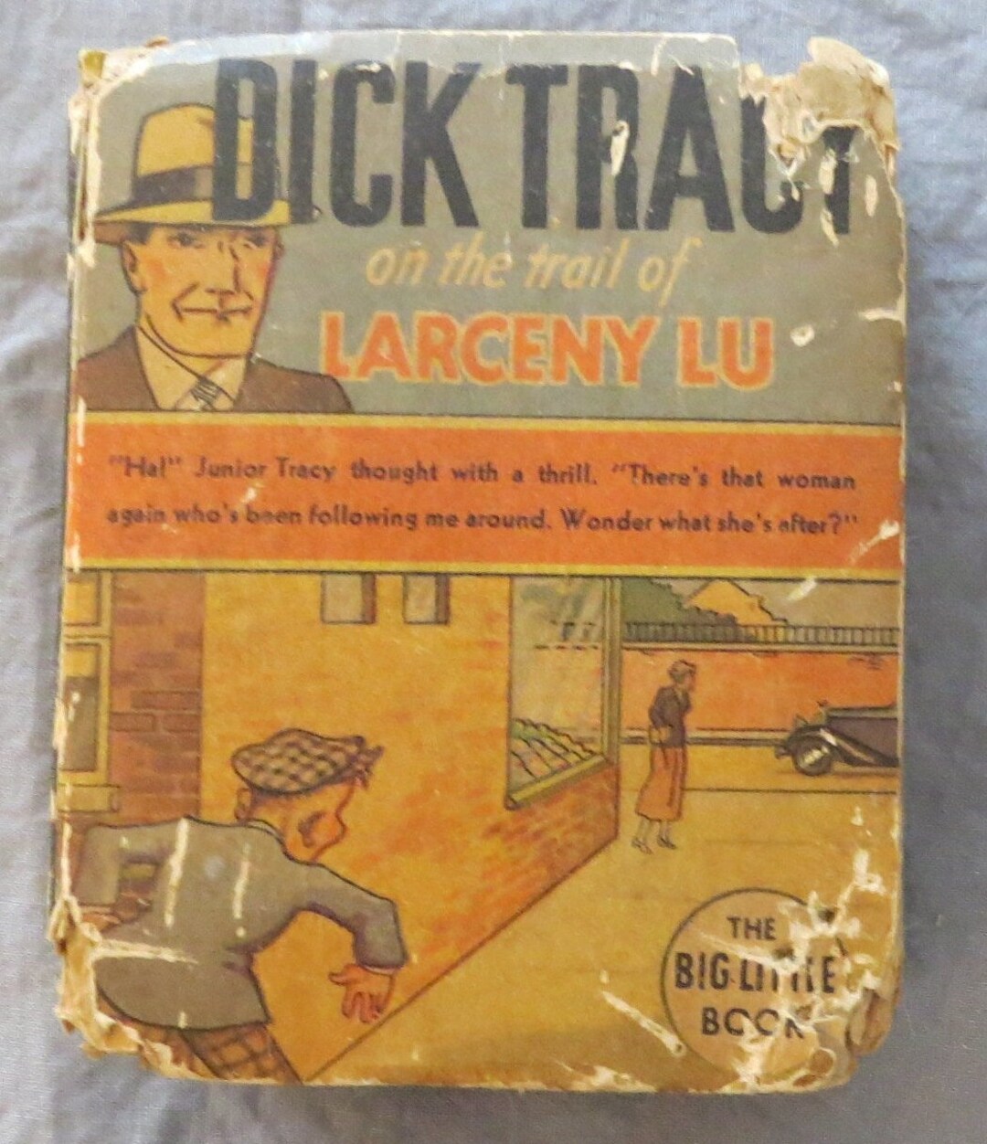 Vintage 1935 the Big Little Book "dick Tracy on the Trail of Larceny Lu ...