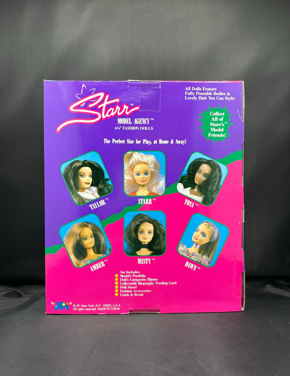 Starr Model Agency Fully Poseable 6 1/2 Inch Fashion Doll Starr by JPI ...