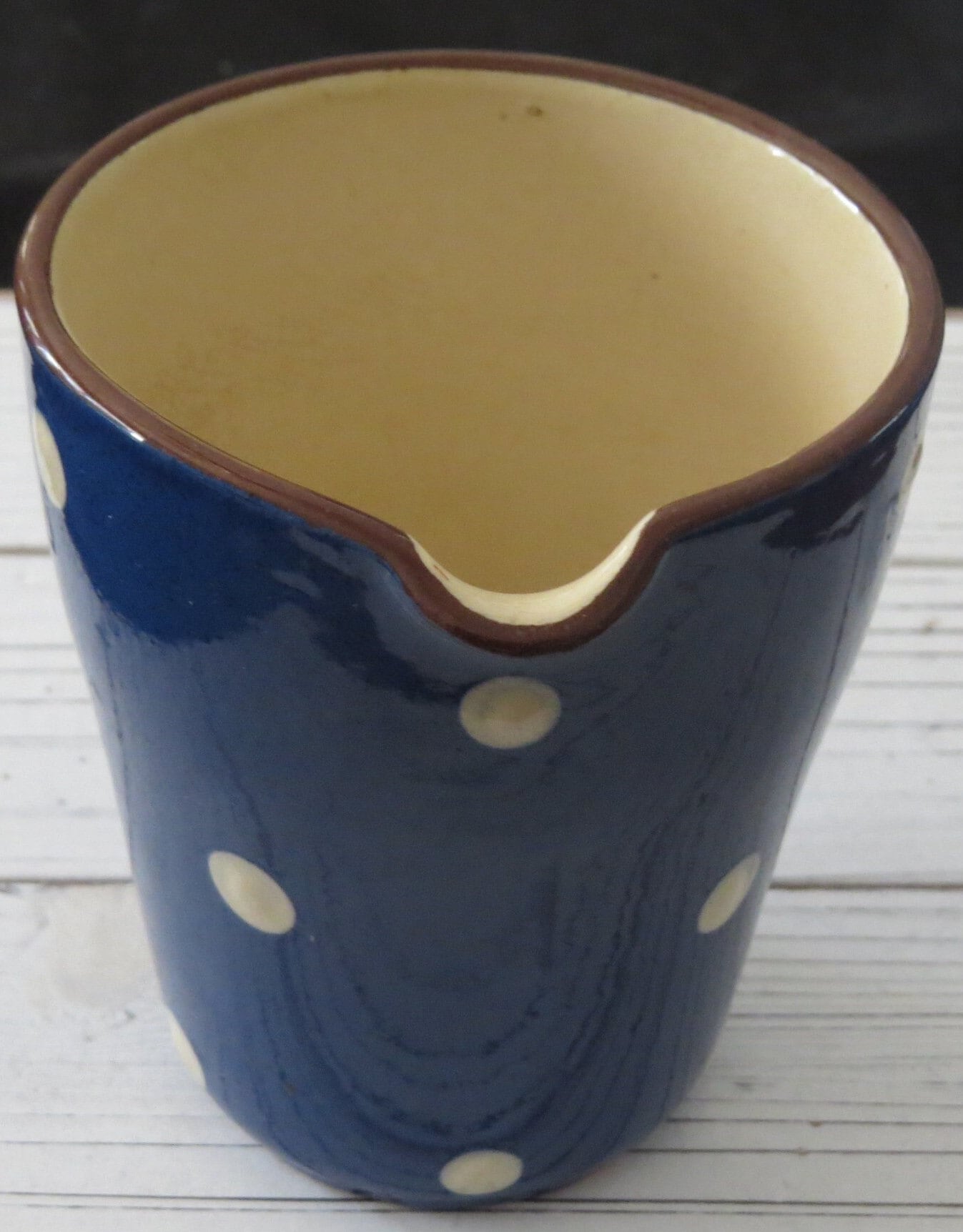 Vintage Torquay Mottoware Polka Dot-themed Pitcher With - Etsy