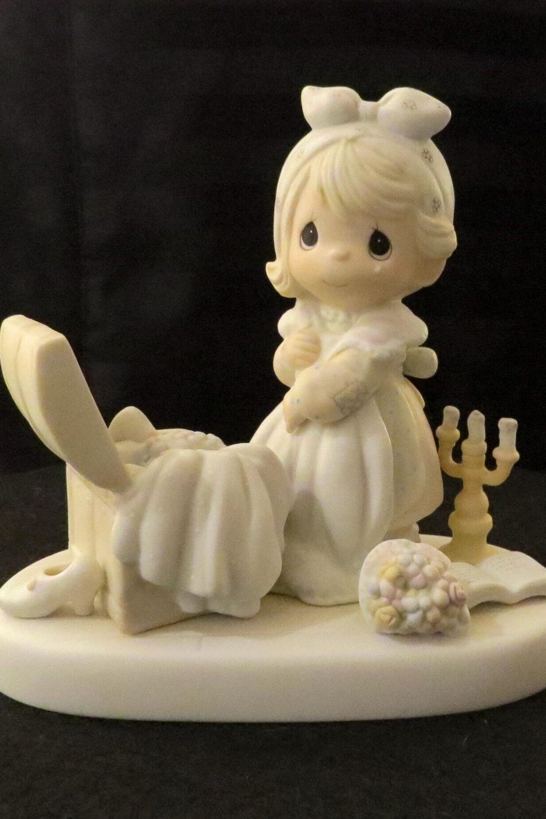 Vintage Precious Moments "precious Memories" Porcelain Figurine - Etsy