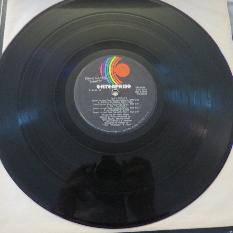 Vintage Shaft Soundtrack. First Release From Enterprise Records 1971 ...