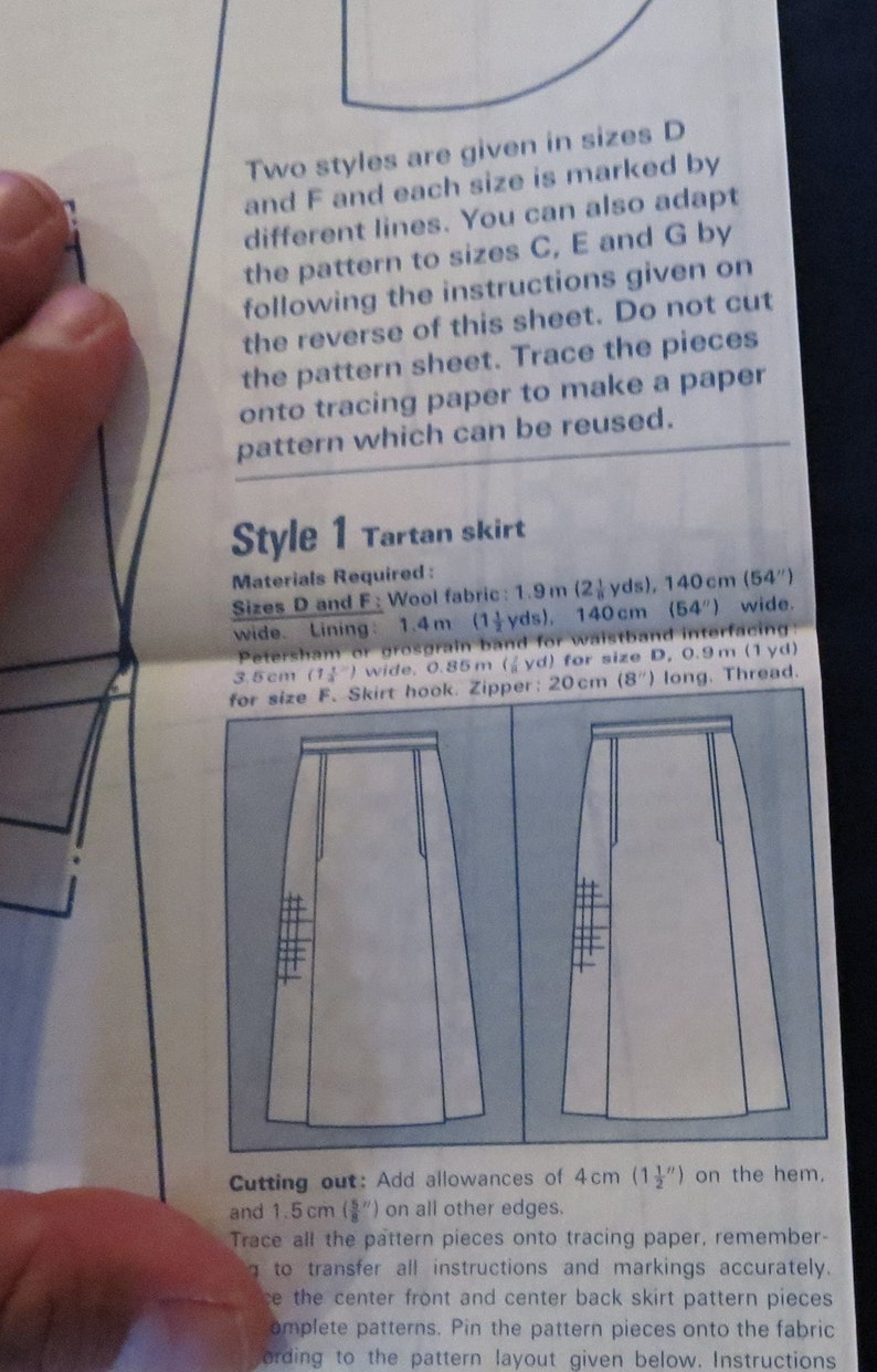 Two Sewing Patterns Trace and Cut: Four Summer Blouses and Two Pleated ...