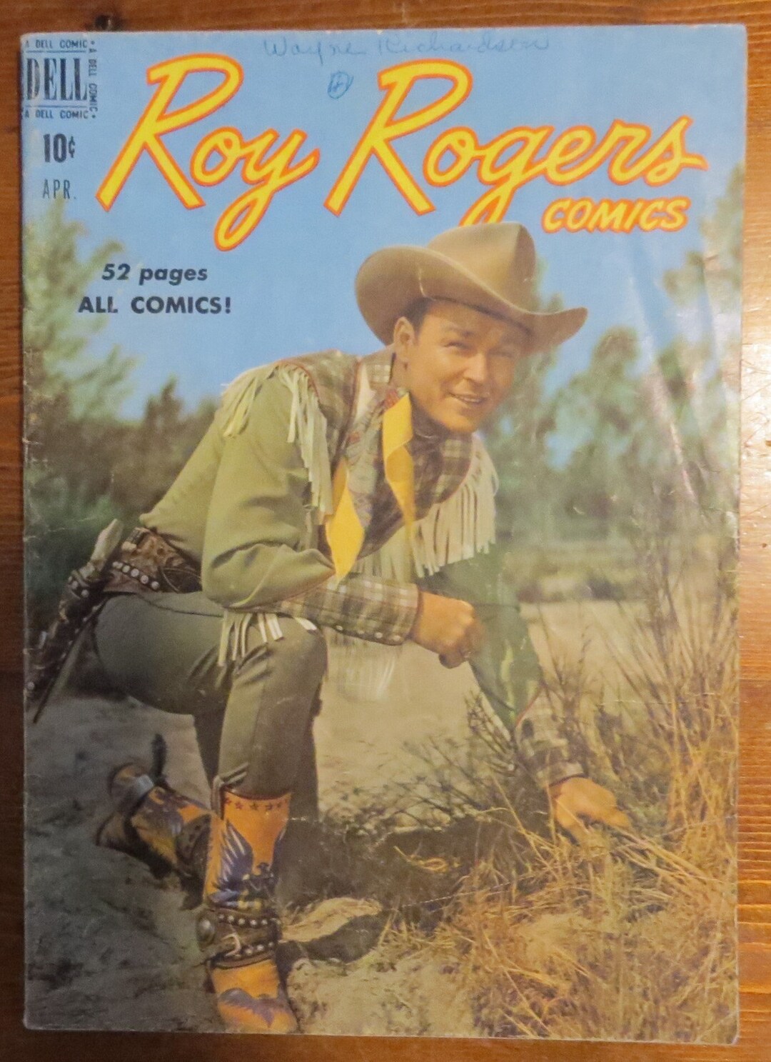 Roy Rogers Comic: Dell #28, April 1950, Photo Cover - Etsy