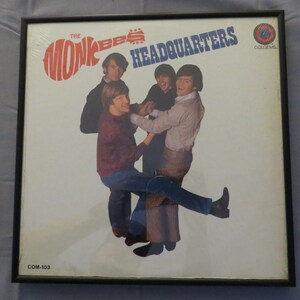 Monkees "headquarters" 1967 LP, Still in Plastic Shrink Wrap and Framed ...